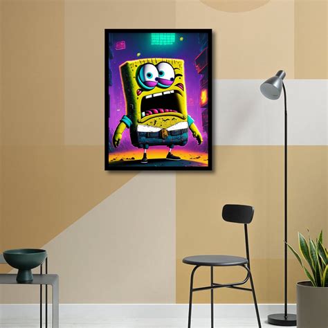 Spongebob Canvas Frames Wall Art — Portray Improve Your Space