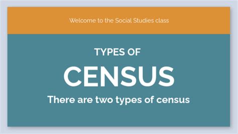Types Of Census
