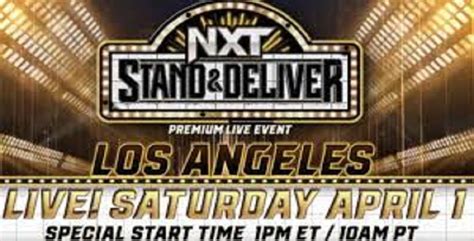 Nxt Stand And Deliver 2023 Scotts Blog Of Doom
