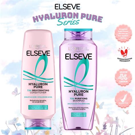 Jual Loreal Paris Elseve Hyaluron Pure Shampoo 280ml And Conditioner