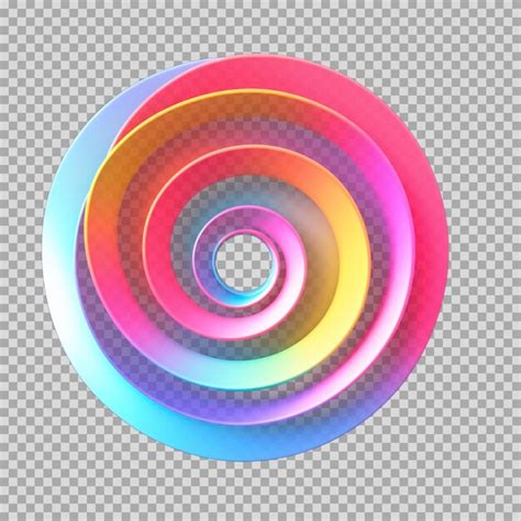 Premium PSD D Circle Splash Effect Render Abstract Shape