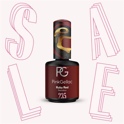 235 Ruby Red Rode Gellak Pink Gellac