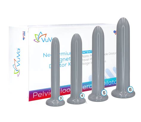 Vuva Neodymium Magnetic Rectal Dilators Sizes 3456 Vuvatech