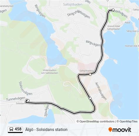 458 Route Schedules Stops And Maps Saltsjöbadens Station Updated