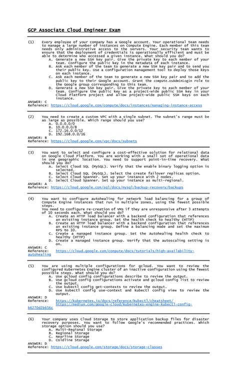 Gcp Associate Cloud Engineer Exam Your Operational Team Needs To Manage A Large Number Of