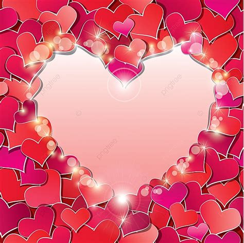 발렌타인 데이 빨간 하트 색종이와 S 날 또는 결혼식 배경 모양 타일 배경 일러스트 및 사진 무료 다운로드 Pngtree