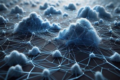 Premium Photo 3d Illustration Concept Image Embossed Mesh Representing Internet Connections In