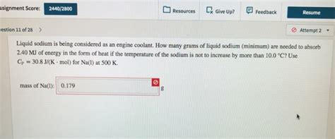 Solved Ssignment Score 2440 2800 Resources Give Up Chegg