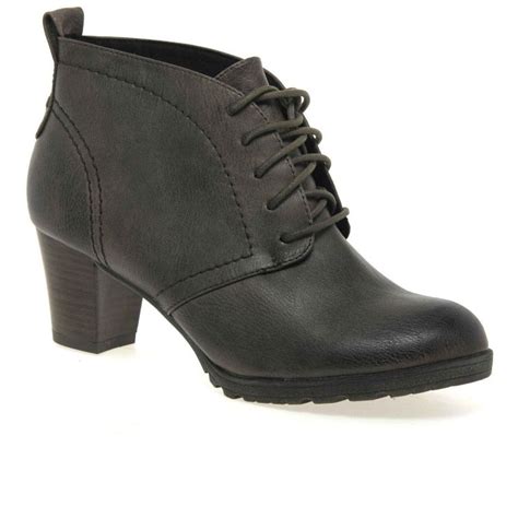 Marco Tozzi Zina Boots | Womens Ankle Lace Up | Charles Clinkard
