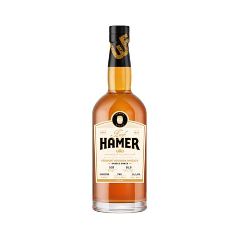 Old Hamer Hugh Hamer Small Batch Double Oak Straight Bourbon Whiskey Tipxy