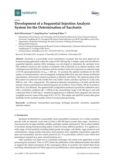 pdf development of a sequential injection analysis system for the