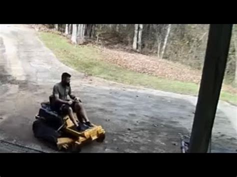 Zero turn mower fail - YouTube