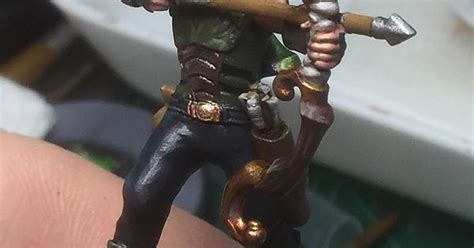 Finished Heroforge Ranger Green Arrow Inspired Premium Plastic