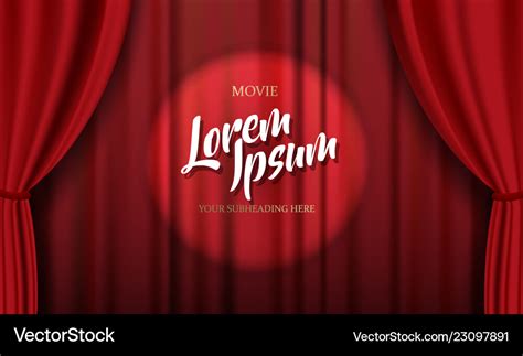 Theatre Stage Design Template