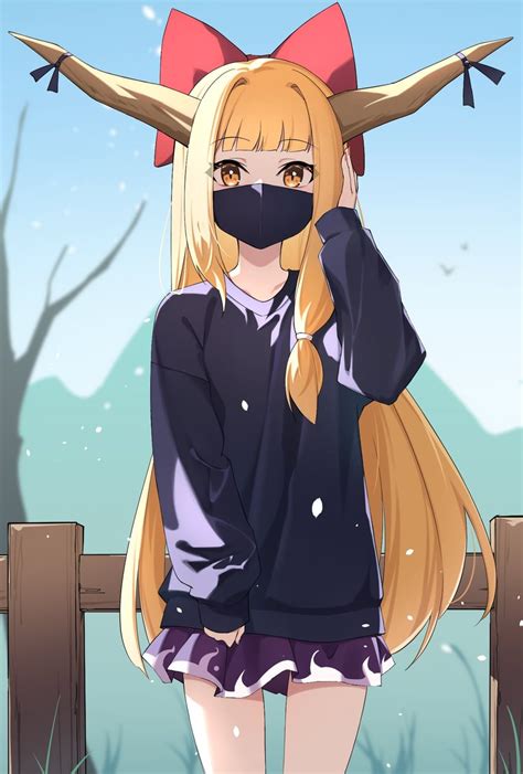 Ibuki Suika Touhou Drawn By Oeyama Danbooru