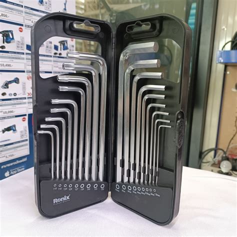 Ronix ชุดประแจหกเหลี่ยม 18 ชิ้นแบบยาว รุ่น Rh 2052 สามารถออกใบกำกับภาษีได้ Shopee Thailand
