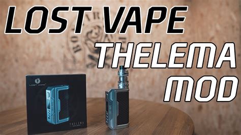Dna250c 괴물 칩셋을 탑재한 로스트베이프 테레마 모드기 Lost Vape Thelema Youtube