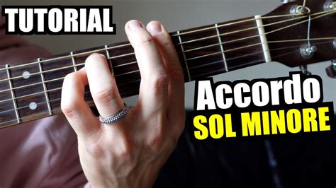 ACCORDO Di SOL Minore Tutorial Chitarra YouTube