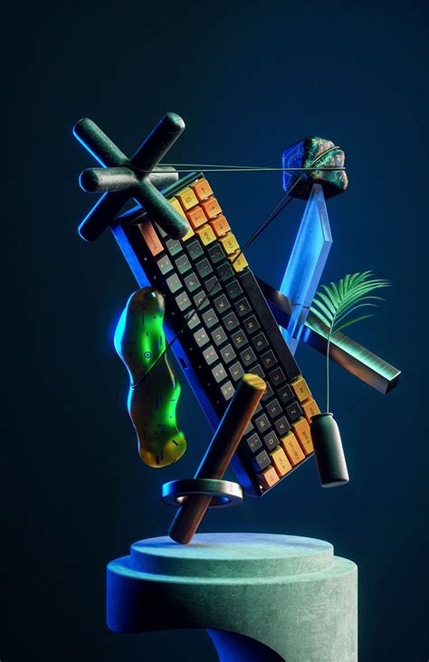 Mechanical Keyboard On Behance Creative Advertising Design Motion