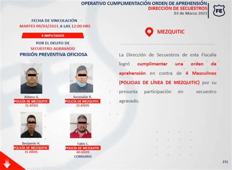 Delitos al interior de la policía en Jalisco siete agentes han sido procesados por desaparición