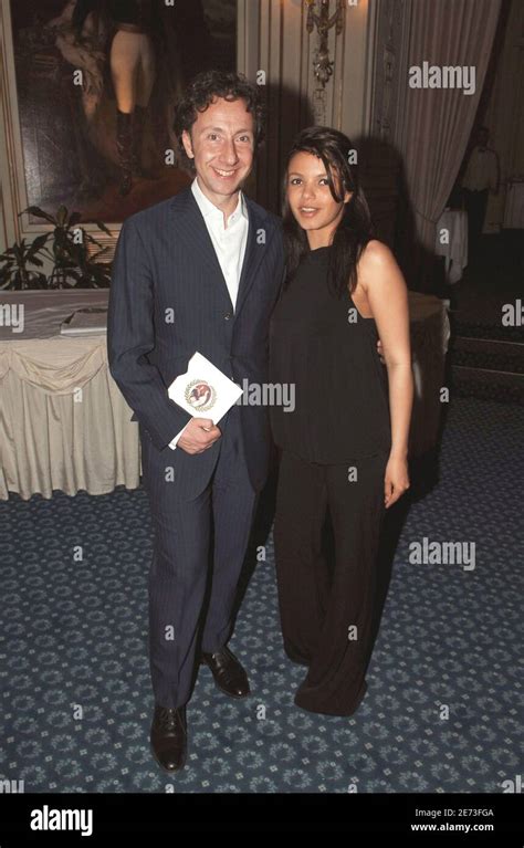 Stephane Bern And Severine Ferrer Attend The 6th Famous Womens Dinner Le Diner Des Femmes