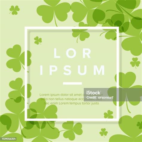 聖派翠克節賀卡範本向量圖形及更多三葉草圖片 三葉草 事件 傳單 Istock