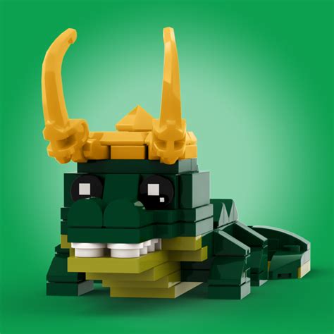 Lego Moc Alligator Loki Brickheadz By Stormythos Rebrickable Build