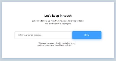 15 Css Subscribe Forms Codewithrandom