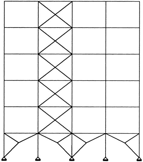 A Typical OBS Bracing Configuration For A Multistorey Frame Download Scientific Diagram