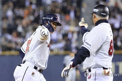 김재환 역전 3점 홈런 연합뉴스