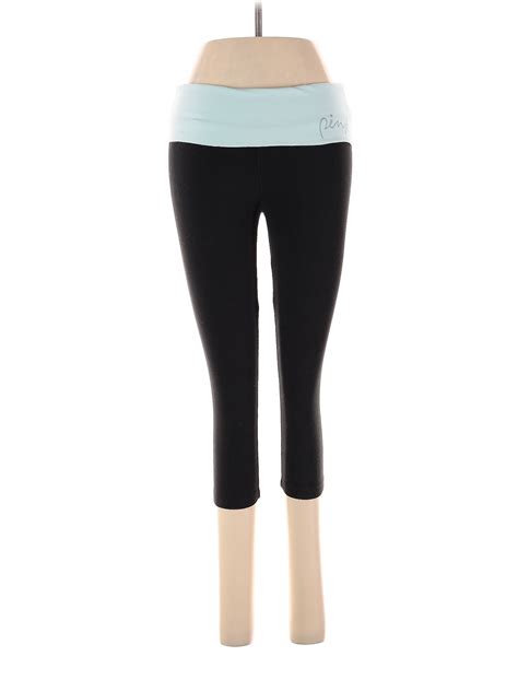 Victorias Secret Black Teal Yoga Pants Size S 73 Off Thredup