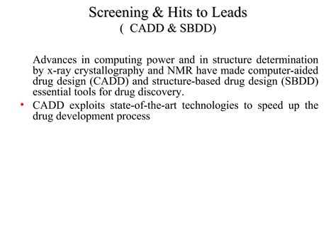 Drug Discovery And Development Ppt