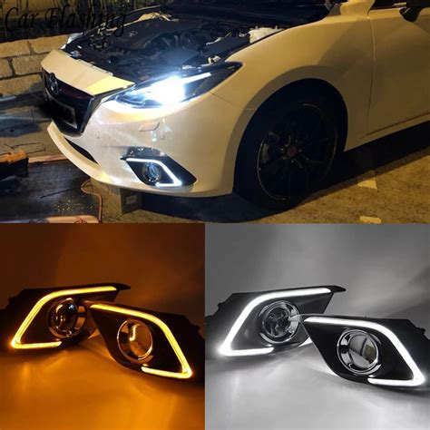 Car Flashing For Mazda Mazda Axela LED DRL Daytime Running Light Daylight