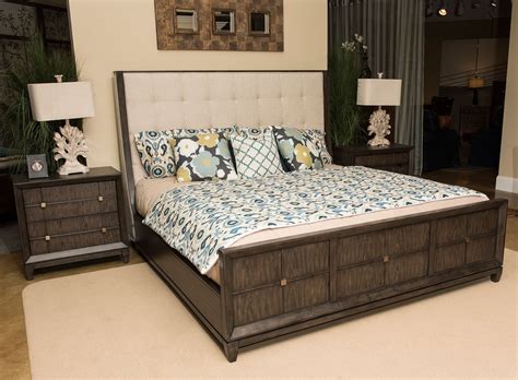 Regency Upholstered Bedroom Set Klaussner Furniture Cart