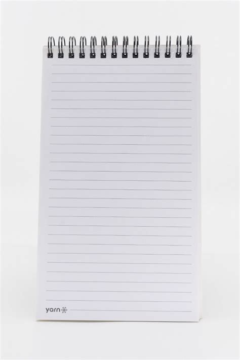 garden scene spiral notepad