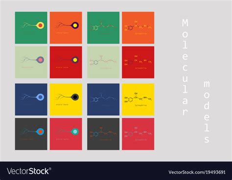 Free Melatonin Hormone Molecule In Humans It Plays A Vector Image