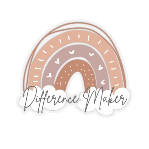 Difference Maker Sticker Etsy