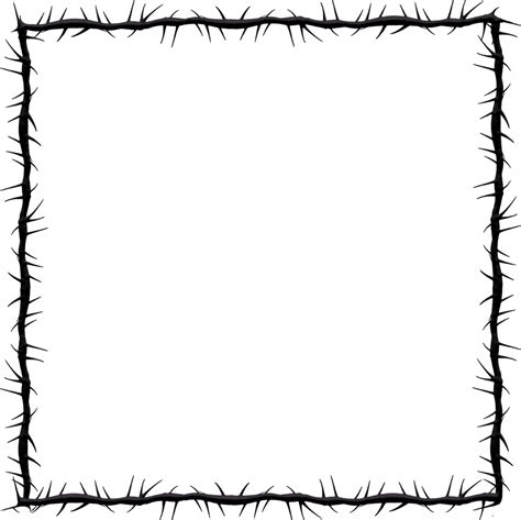 Download Graphic Thorns Frame Royalty Free Vector Graphic Pixabay