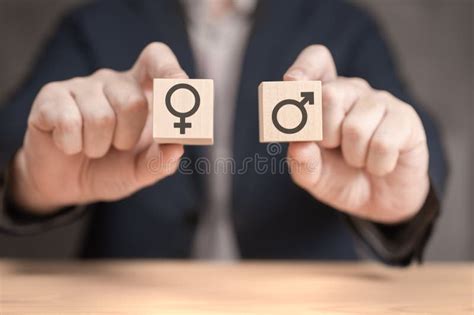 Gender Equality Concept On Wooden Cubes Concepts Of Gender Equality