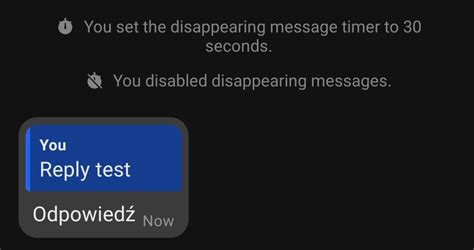 Reply To A Disappeared Message Keeps The Message Content Visible In A