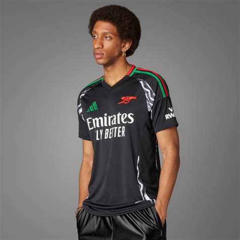 Adidas Arsenal 24 25 Away Jersey Black Adidas Australia