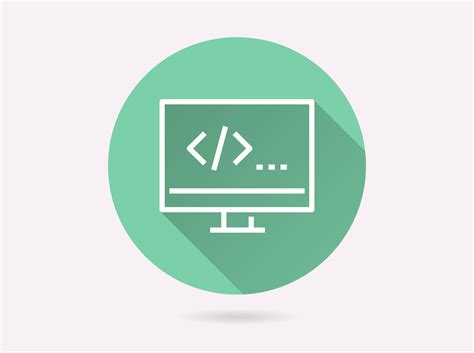 Programming Icon For Graphic And Web Design 12990930 Vector Art At