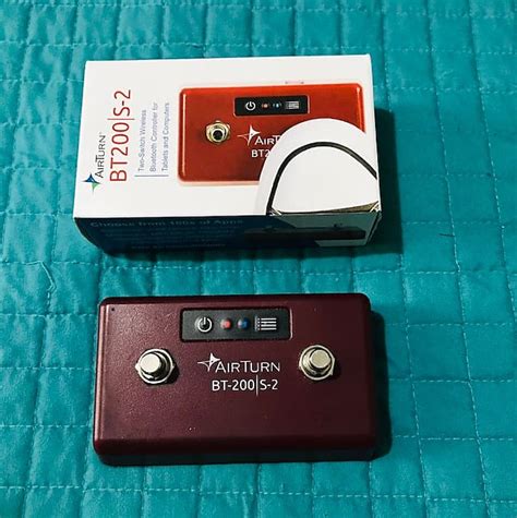 AirTurn BT200S 2 Controller Bluetooth Foot Controller With 2 Reverb