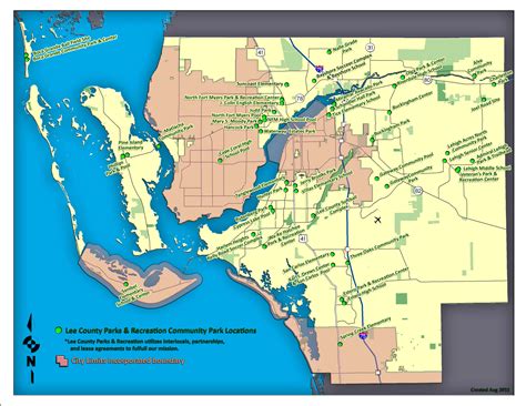 Lee County Florida Map Map Worksheets