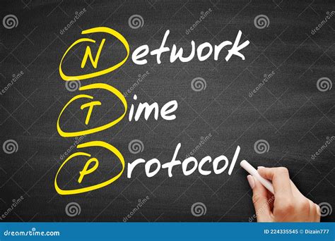 NTP Network Time Protocol Acronym Business Concept Stock Image Image Of Protocol Load