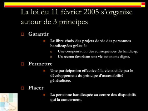 Ppt Loi Du 11 FÃ©vrier 2005 Powerpoint Presentation Free Download