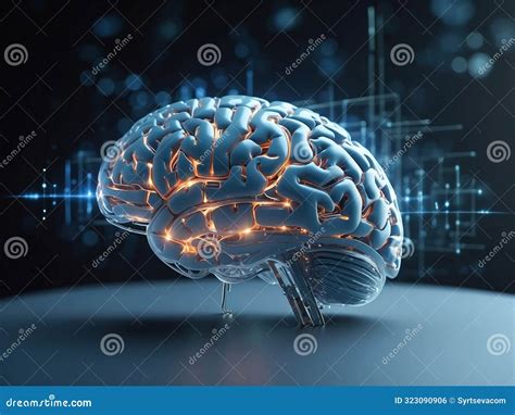 Artificial Intelligence In The Form Of A Brain Digital Technologies Neural Networks Neural