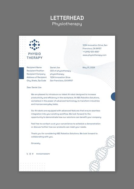 Free Psd Physiotherapy Template Design
