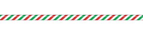 Candy Cane Line With Red And Green Striped Seamless Line With Striped Candy Pattern Candy