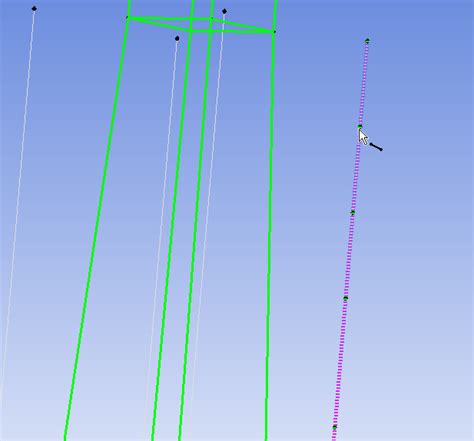 New To Ansys Here Was Modelling A Lattice Tower And Wanted To Project